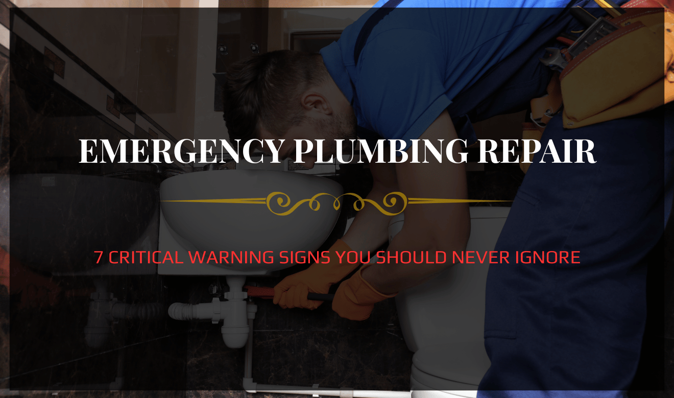 Emergency Plumbing Repair: 7 Signs You Must Not Ignore